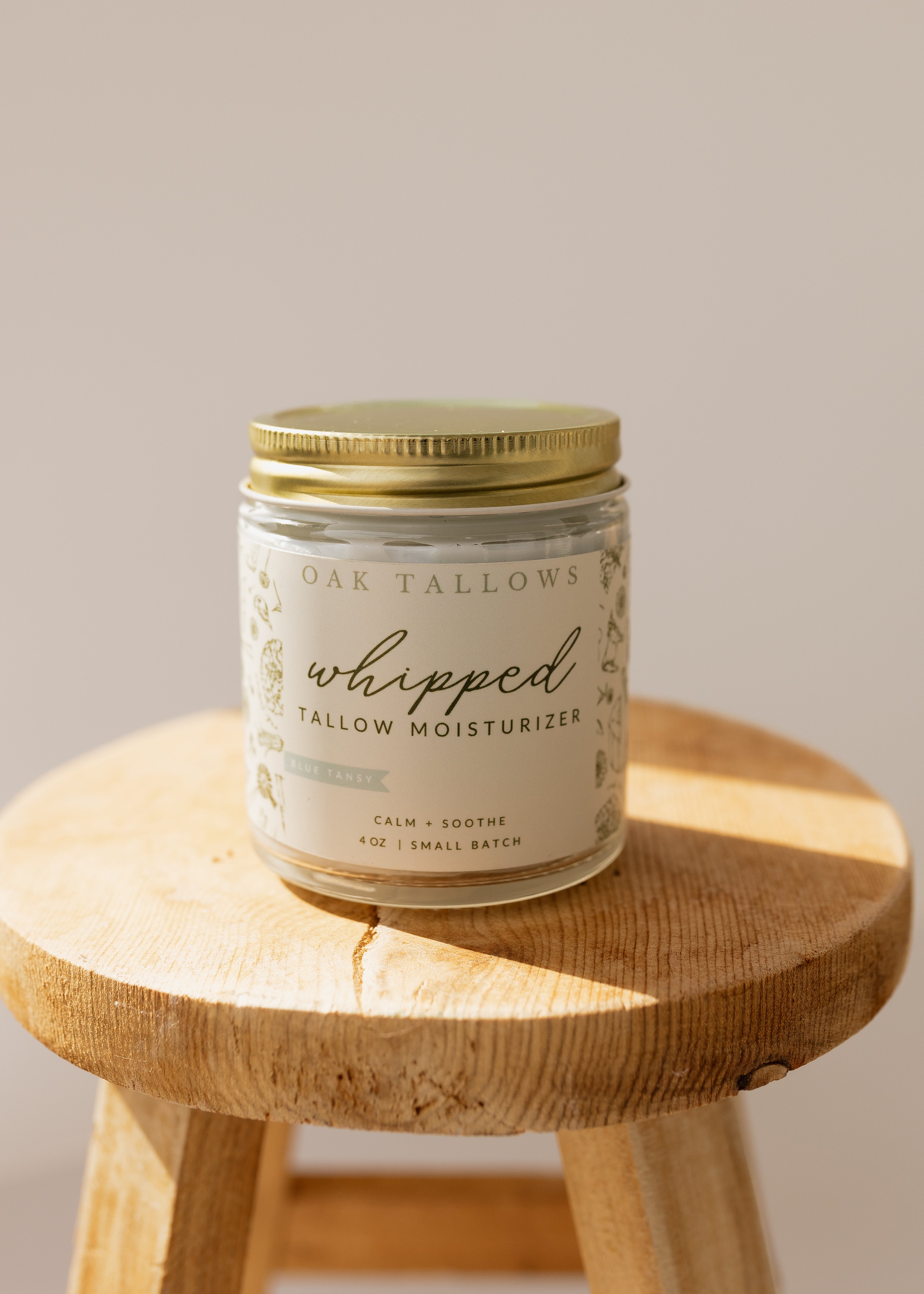 Blue Tansy & Frankincense Whipped Tallow – Oak Tallows